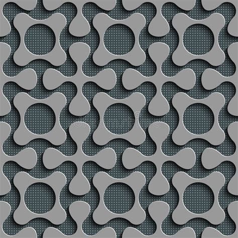 Seamless Square And Cross Pattern Stock Vector Illustration Of