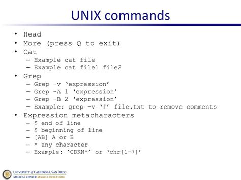 Ppt Unix Commands Powerpoint Presentation Free Download Id3753281