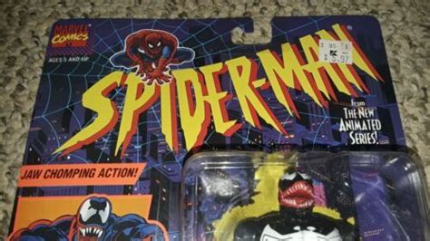 Toybiz Marvel Spider Man Venom Jaw Chomping Action Figure 4604973711