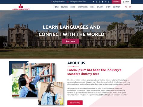 Lms Training Institute Wordpress དཔེ་སྒྲོམ། བོད་ཡིག