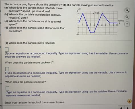 Solved Q The Accompanying Figure Shows The Velocity V Ft