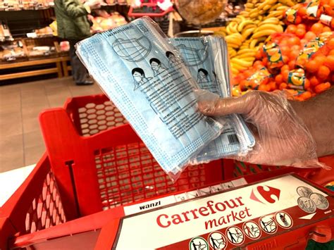Las Mascarillas Llegan Al Supermercado De La Mano De Carrefour Eroski