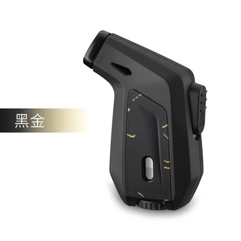 New Mini Flamethrower Butane Igniter Outdoor Bbq High Temperature Safety Lock Blue Flame