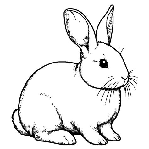 Free Rabbit Vector Svg K40 Laser Cutter