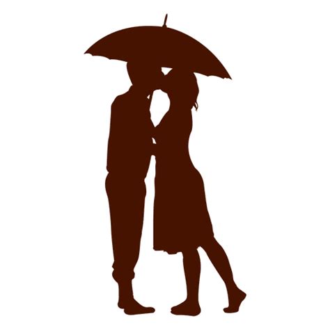 Paar Familienkuss Silhouette Png Und Svg Design Für T Shirts
