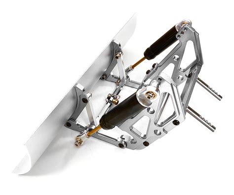 Integy RC Toy Model Hop Ups C26807SILVER Billet Machined Snow Plow Kit For Axial 1 10 SCX 10 Off