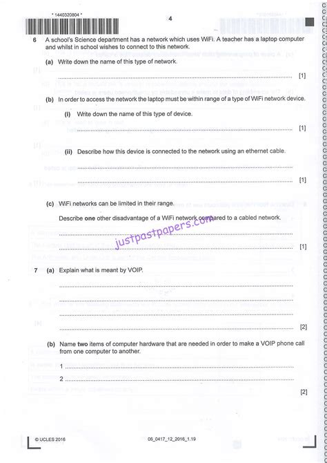 Cie 0417 Information And Communication Technology Paper 1 Theory May June 2016 Question