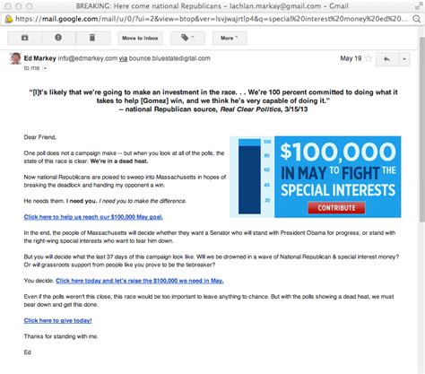 Ed Markey benefitting from hundreds of thousands of dollars in dark ...