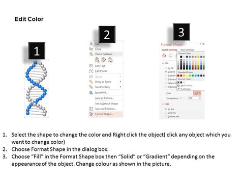 Dna Design With Biological Study Powerpoint Template Slide PowerPoint Presentation Slides