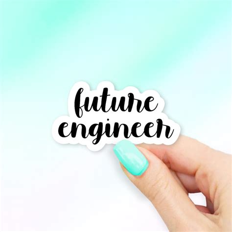 Future Engineer Sticker Future Stickers Career Stickers Macbook