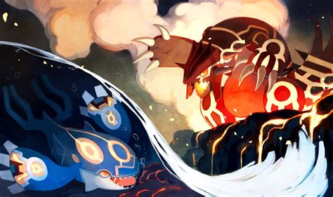 Pokemon Groudon And Kyogre And Rayquaza