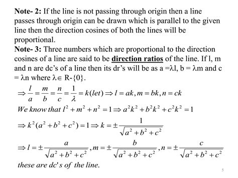 Three Dimensional Geometry Class 12 PPT