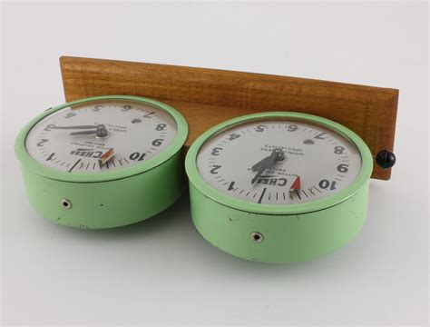 Sutton Coldfield England Chess Clock Green Chess Timer C1940