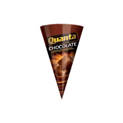 Quanta Chocolate Cone 120ml Crystal Frozen And Chilled Foods Ltd