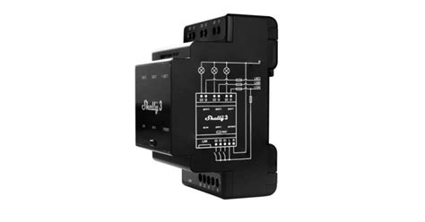 Comutator Pentru Relee Inteligente Shelly Pro 3 Wifi Ethernet Cu 3
