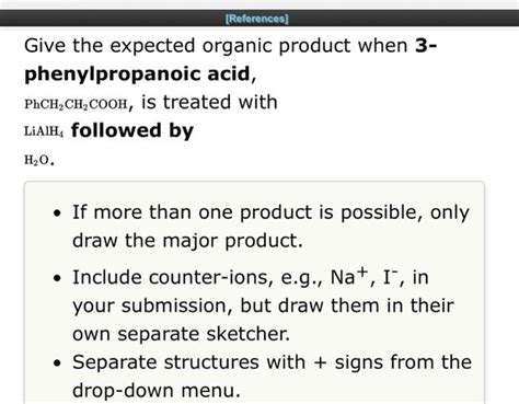 Solved Click On A Reactant And Then A Product To Draw The
