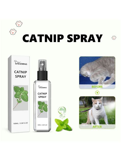 Catnip Spray Relieves Cats Irritability Enhances Pet Vitality And