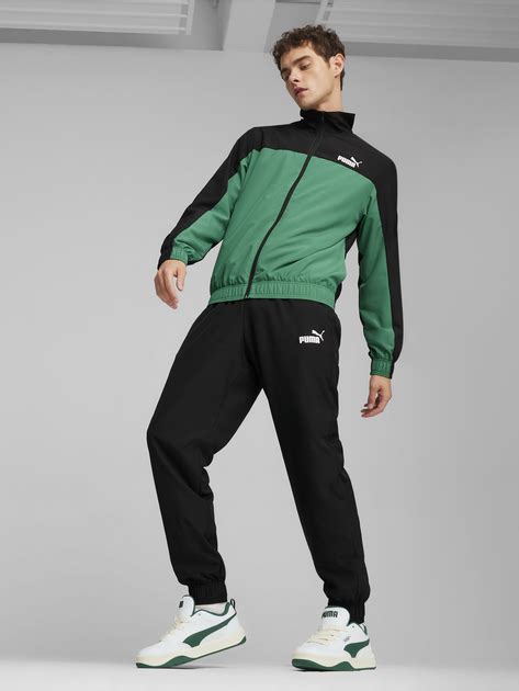 Спортивний костюм чоловічий Puma Tracksuits 67888786 S Archive Green 4099686872526 Брендовий