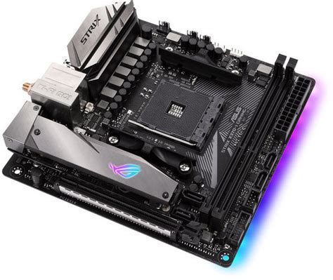 Asus Am4 Mini Itx Rog Strix X370 I Gaming Ddr4 Motherboard Computer