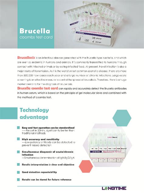 Brucella Veterinary Test Brucellosis Anribody Rapid Test Bovine Sheep