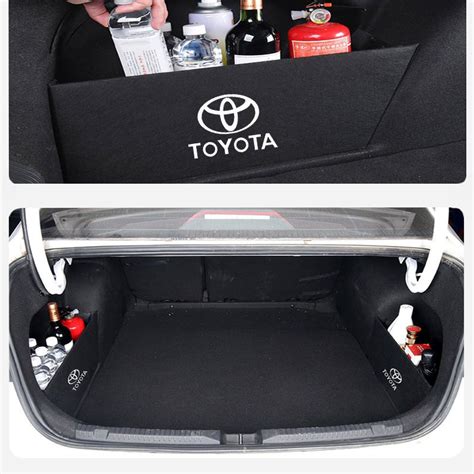 豐田擋板altis Camry Rav4 Cross Yaris Vios Chr後行李箱擋板後車廂整理盒收納盒尾箱隔板 蝦皮購物