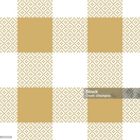 버팔로 체크 격자 무늬 기하학적 픽셀 아트 골드와 화이트 테이블보 플란넬 셔츠 스커트 기타 현대적인 봄 가을 겨울 패션 섬유