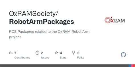 Github Oxramsocietyrobotarmpackages Ros Packages Related To The Oxram Robot Arm Project