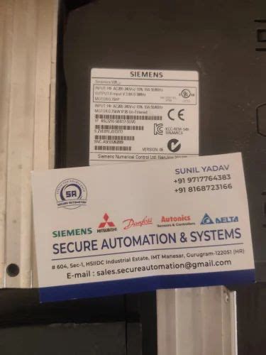 HP Siemens V VFD Drive For Industrial Machinery At Rs In Manesar