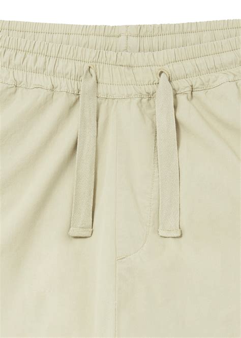 Poplin Short In Eucalyptus Albam Clothing
