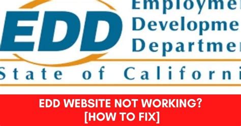 Edd Website Not Working Fix 2024 ViralTalky