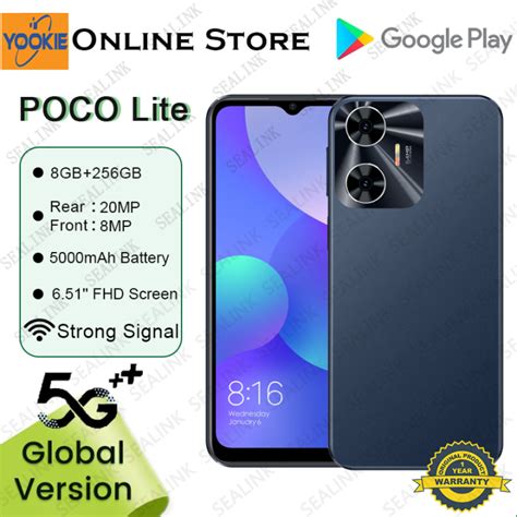 Poco Lite G Original Cellphone Gb Ram Gb Smartphone Brand New Mobiles Android Phone