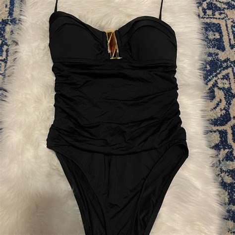 La Blanca Sexy Black Bathing Swim Suit Gem