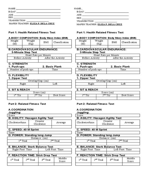 Ppft Form Pdf