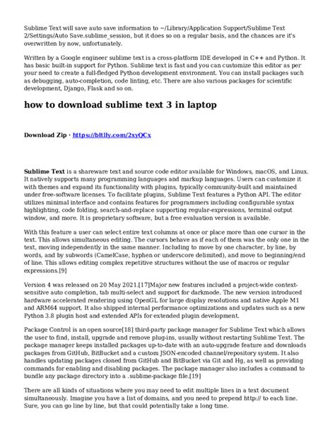 Fillable Online Where Does Sublime Text Store Its Un Saved Windows Fax Email Print Pdffiller