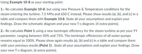 Solved Example 10 8 An Ideal Cogeneration Plant Consider The