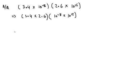 solved simplify and write scientific notation for the answer use the