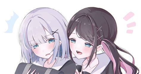 花芽なずな 制服花芽姉妹 さふぁぷりんのイラスト Pixiv