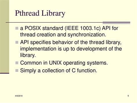 realizing concurrency using posix threads pthreads ppt download