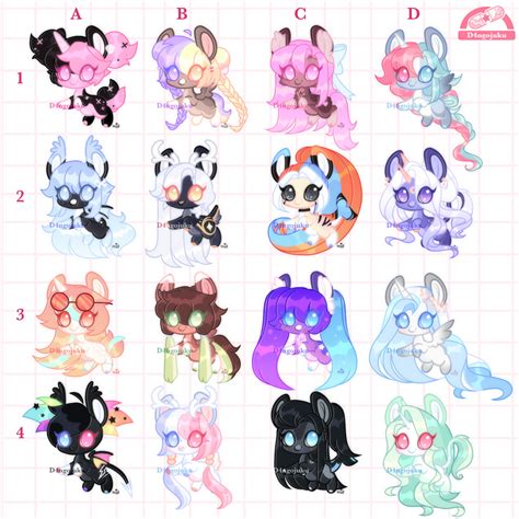 Big Chibi Adopt Batch 4 Closed Mlp Adopts By D4ngojuku On Deviantart
