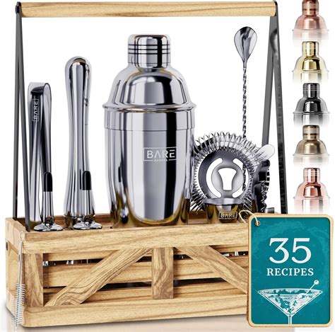 Bare Barrel® Mixology Bartender Kit Bar Set 14 Piece