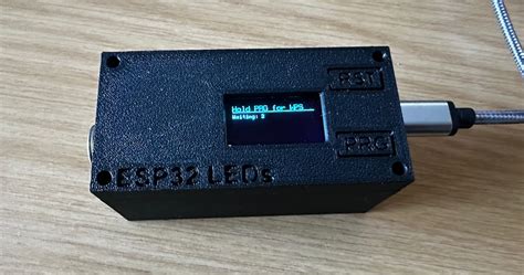 esp32 leds case by dave page download free stl model