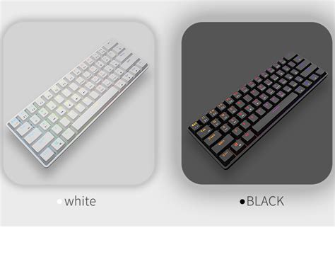 Teclado 60 Mechanical Keyboard Rgb Sample Provide Wired Wireless Ergonomic Mini Gaming Keyboard