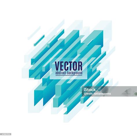 벡터 일러스트 레이 션의 파란색 기하학적 대각선 사각형 배경 개성 개념에 대한 스톡 벡터 아트 및 기타 이미지 개성 개념 곧은 그림자 Istock