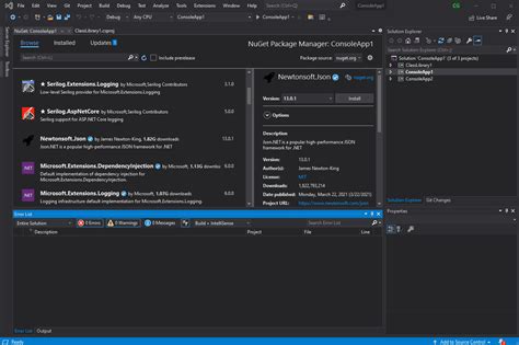 Dcr Focus Shifts From Output Window To Error List After Every Package Operation Even With No