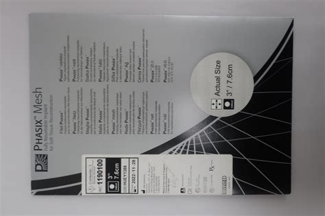 New Bard 1190100 Phasix Mesh Round 3 Disposables General For Sale Dotmed Listing 4838150