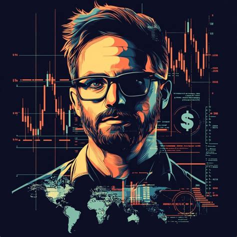 Businessman Using A Laptop With Digital Marketing Data And An Ai