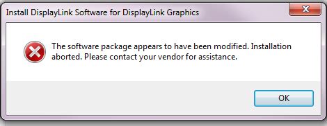 Message The Software Package Appears To Have Been Modified When