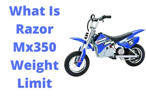 What Is Razor Mx350 Weight Limit Find Out Here Scooter Tip
