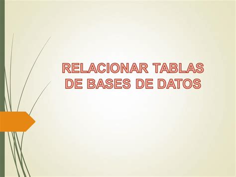 PPT Relacionar Tablas En SQL DOKUMEN TIPS