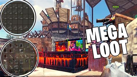 Raid Na Maior Base Do Servidor Mega Loot Rust Youtube